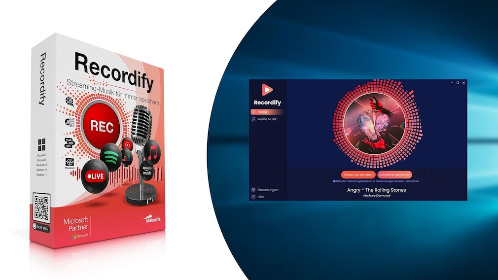 Spotify & Co. aufnehmen: Recordify Plus als Gratis-Vollversion - COMPUTER BILD