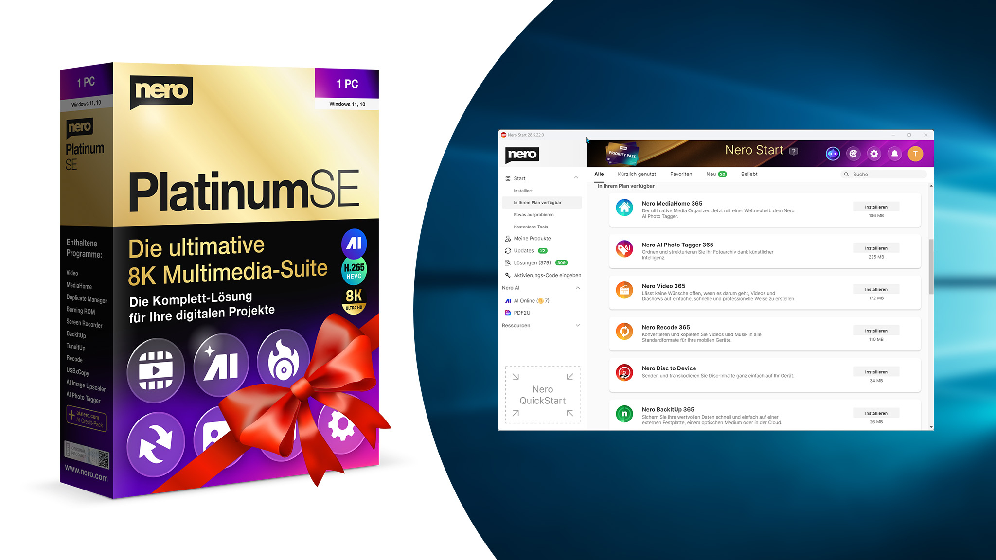 Nero Platinum: Key abstauben und Vollversion gratis nutzen - COMPUTER BILD
