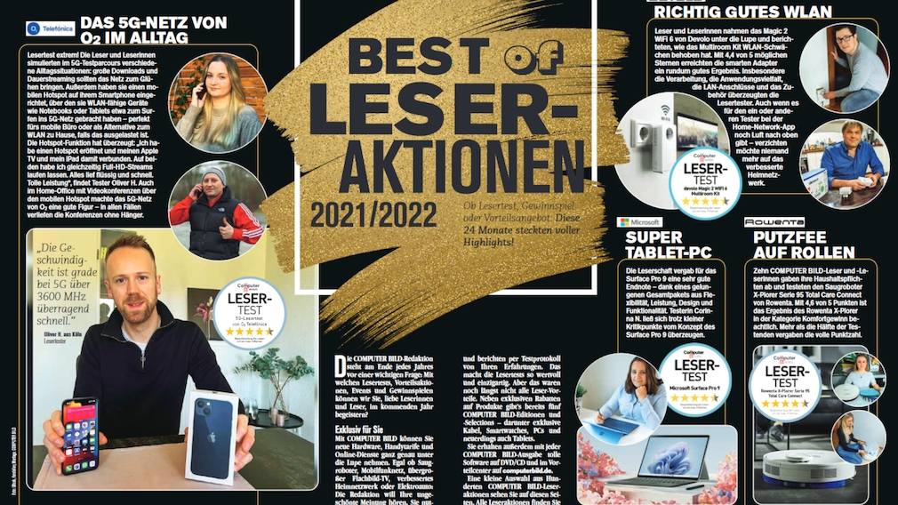 Computer Bild: Best of Lesertests 2021/22 - COMPUTER BILD