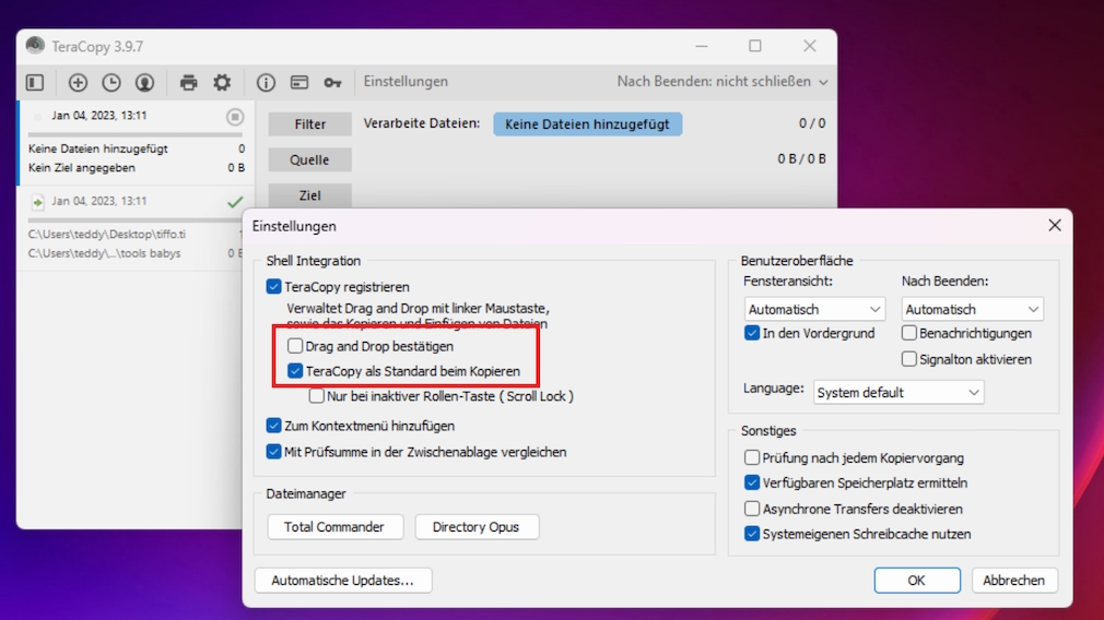 TeraCopy: Anleitung, um Dateien mit hohem Tempo zu kopieren - COMPUTER BILD