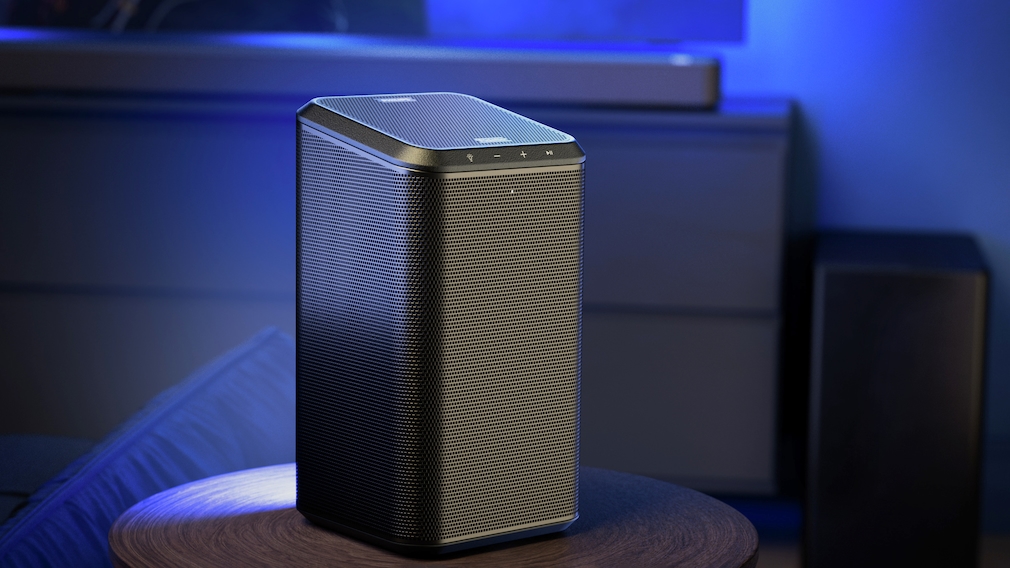 Philips Fidelio FS1 im Test: WLAN-Lautsprecher mit Ambilight - COMPUTER ...