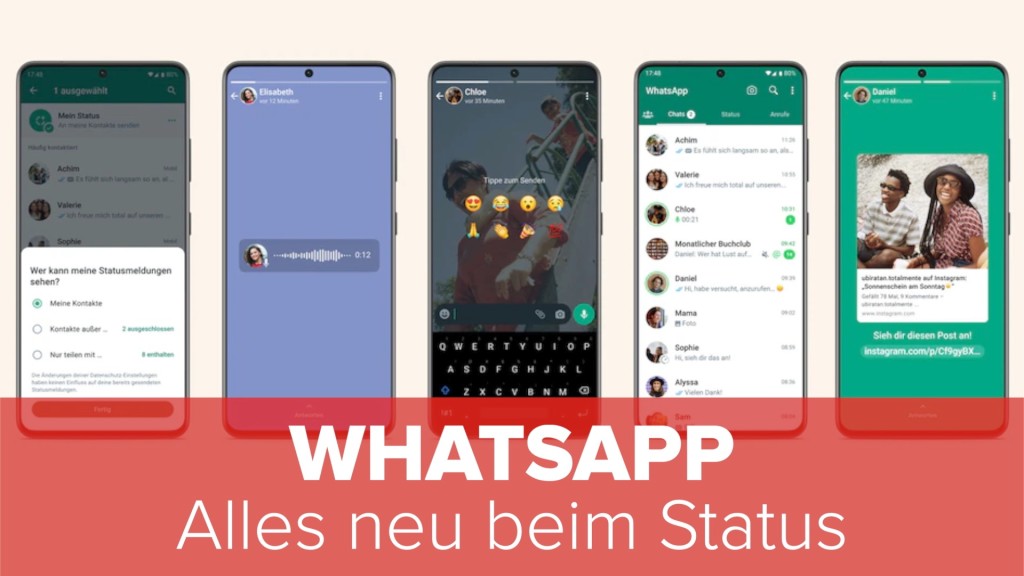 WhatsApp: Alles neu beim Status - COMPUTER BILD