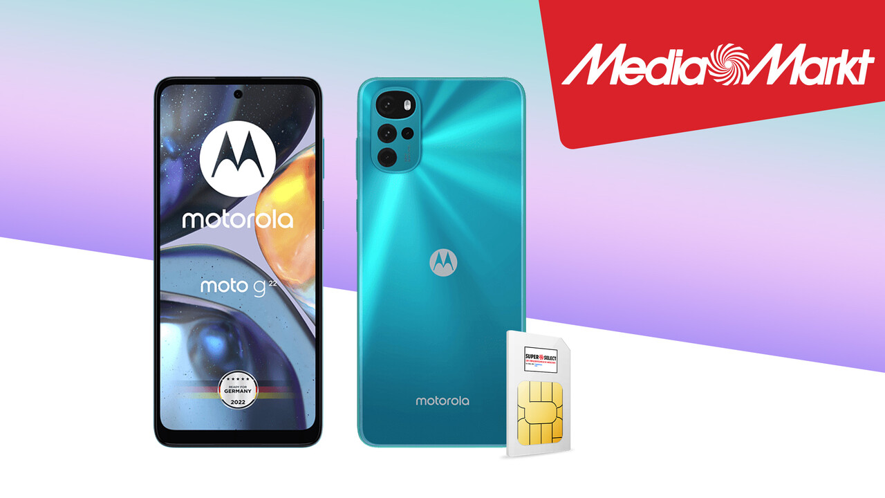 Motorola Moto G22: 1-Euro-Angebot mit 2 Geräten und 2 SIM-Karten ...