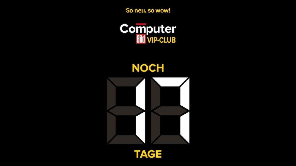 Countdown VIP-Club: Jetzt anmelden und profitieren - COMPUTER BILD