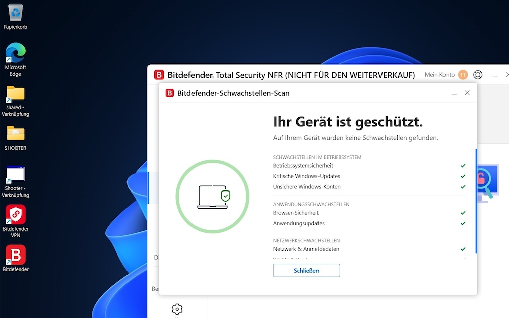 Bitdefender Ultimate Security im Test - COMPUTER BILD
