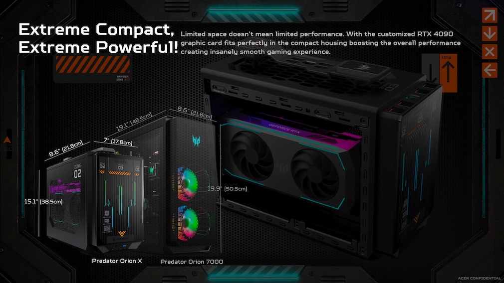 Acer Predator Orion X: Gaming-PC im kompakten 16-Liter-Format ...