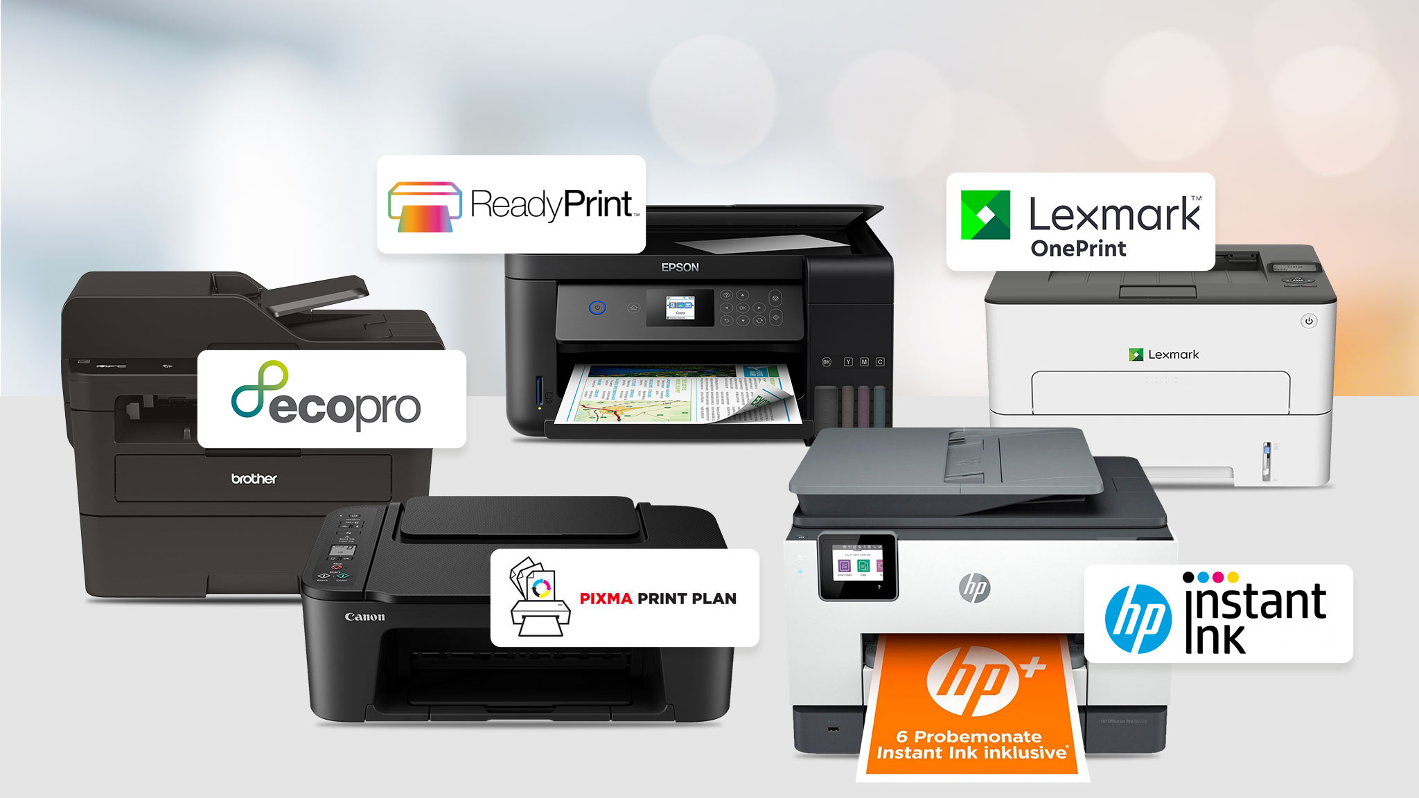 Instant Ink, Print Plan, ReadyPrint Flex: Tinten-Abo-Vergleich ...