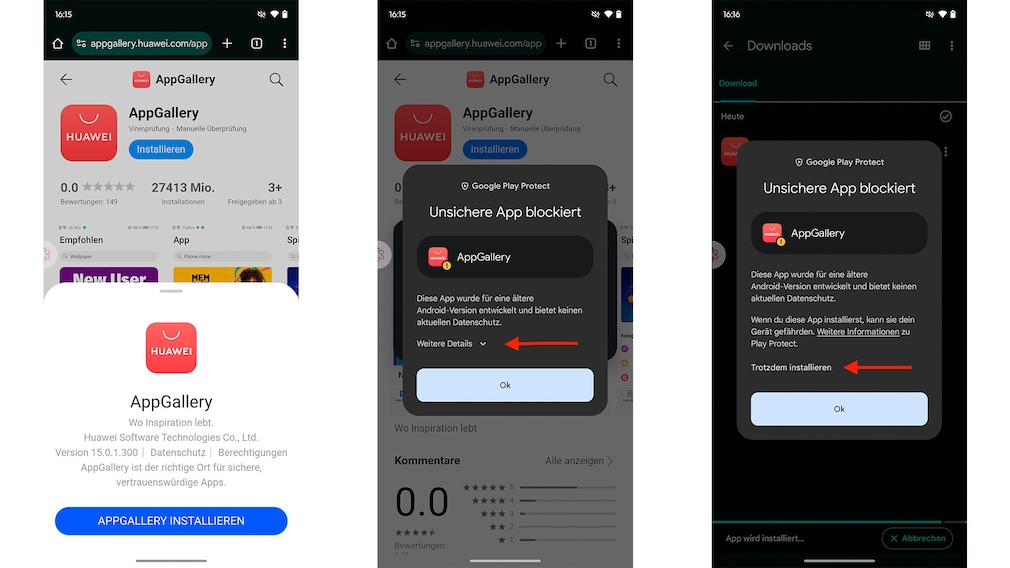 Huawei AppGallery auf Android installieren: So geht es - COMPUTER BILD
