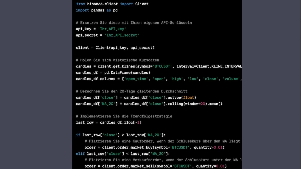 ChatGPT: Trading-Bot für Kryptos programmieren – geht das? - COMPUTER BILD