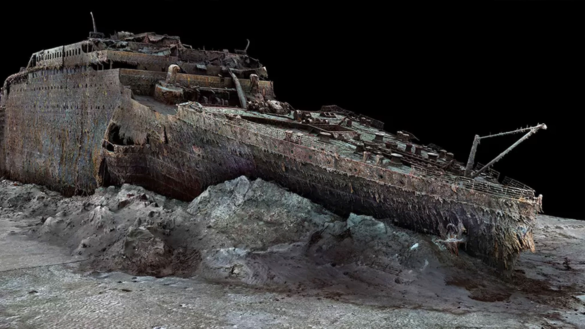 Neue 3D-Scans zeigen das Wrack der Titanic in voller Größe