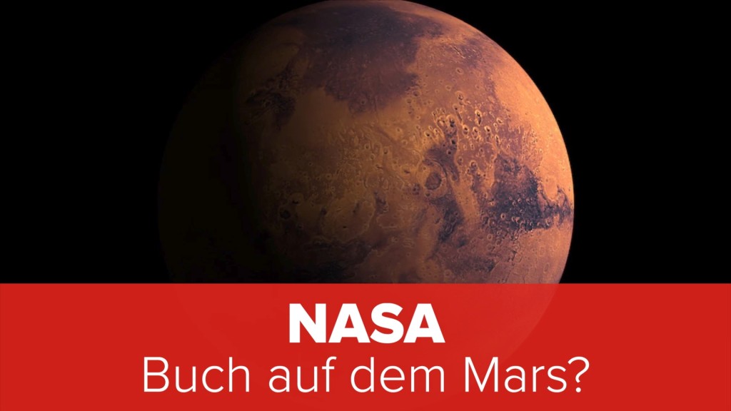 NASA: Buch auf dem Mars? - COMPUTER BILD