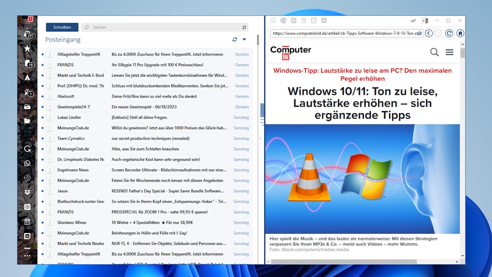 Mailbird vs. Thunderbird: Das bietet Mailbird (Review) - COMPUTER BILD