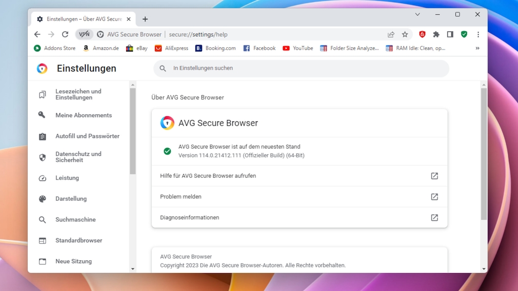 Kostenpflichtiger Browser: AVG Secure Browser – Review - COMPUTER BILD