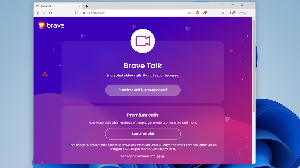 Brave Browser: Video-Call – verschlüssele Videotelefonie - COMPUTER BILD