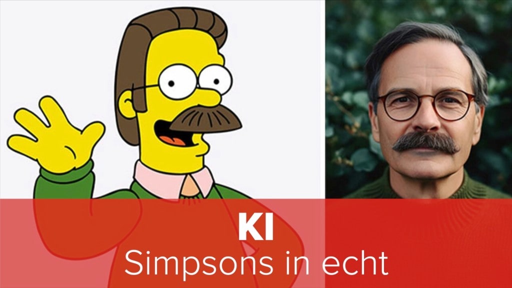Künstliche Intelligenz: Sehen so die Simpsons in echt aus? - COMPUTER BILD