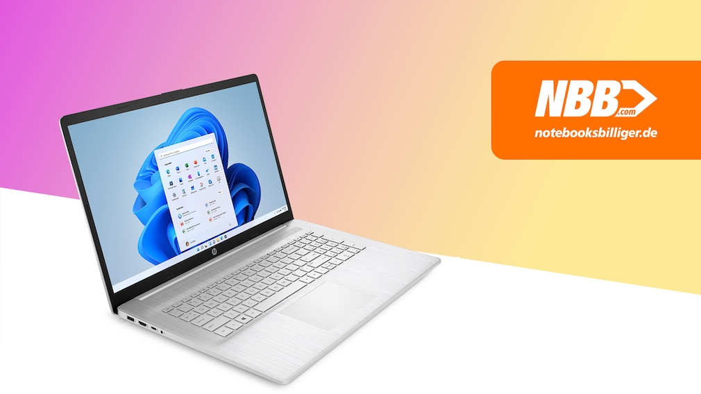 Notebook 17 Zoll HP 17 Cn21, Windows 11 Pro + Office 2024 Pro,