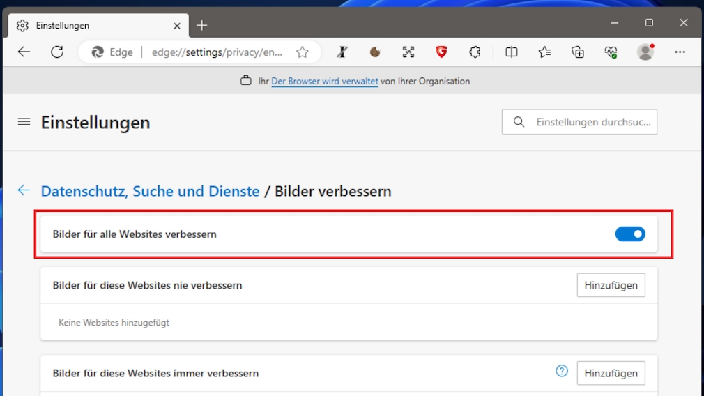 Bilder im Browser unscharf? Microsoft Edge schärft sie mit KI ...