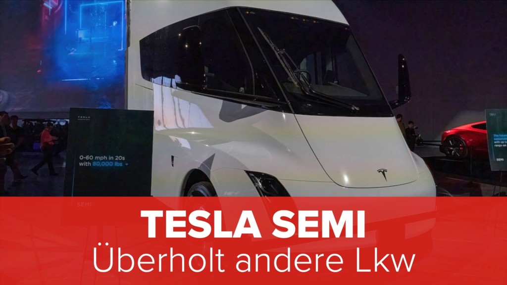 Tesla Semi: Überholt andere Lkw - COMPUTER BILD