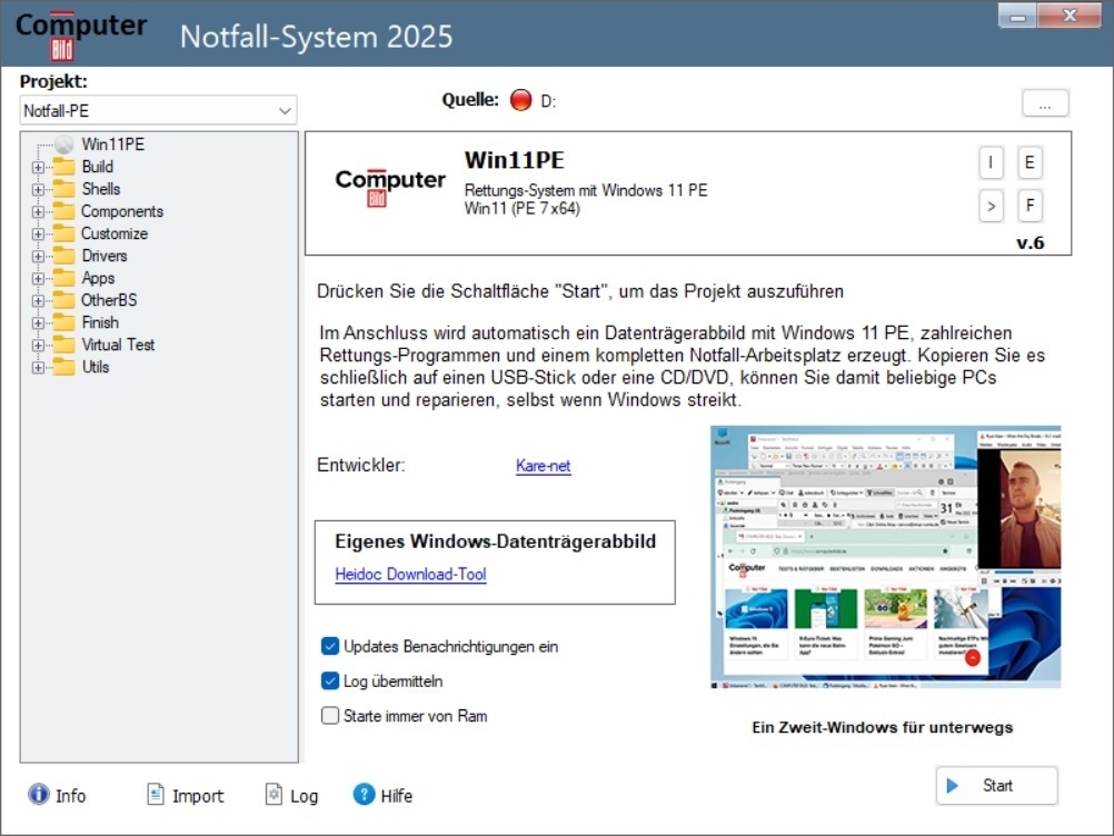 COMPUTER BILD-Notfall-System - Download - COMPUTER BILD