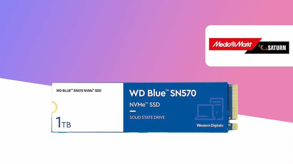 Media Markt: WD Blue SN570 NVMe-SSD für unter 40 Euro! - COMPUTER BILD