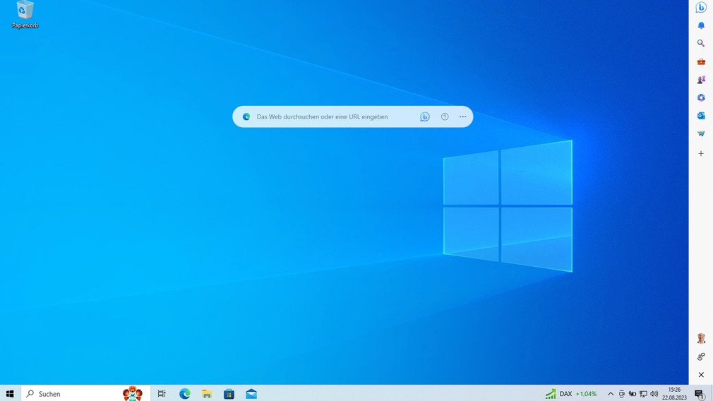 Edge 116 bringt zweite Taskleiste für Windows 10 - COMPUTER BILD