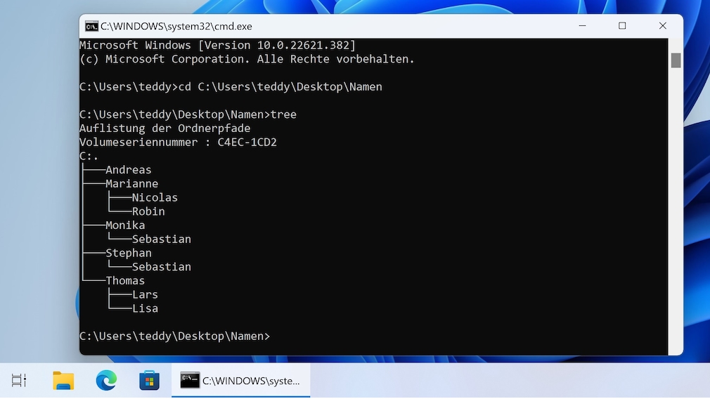 Windows-CMD: tree-Befehl visualisiert Ordner und Dateien - COMPUTER BILD
