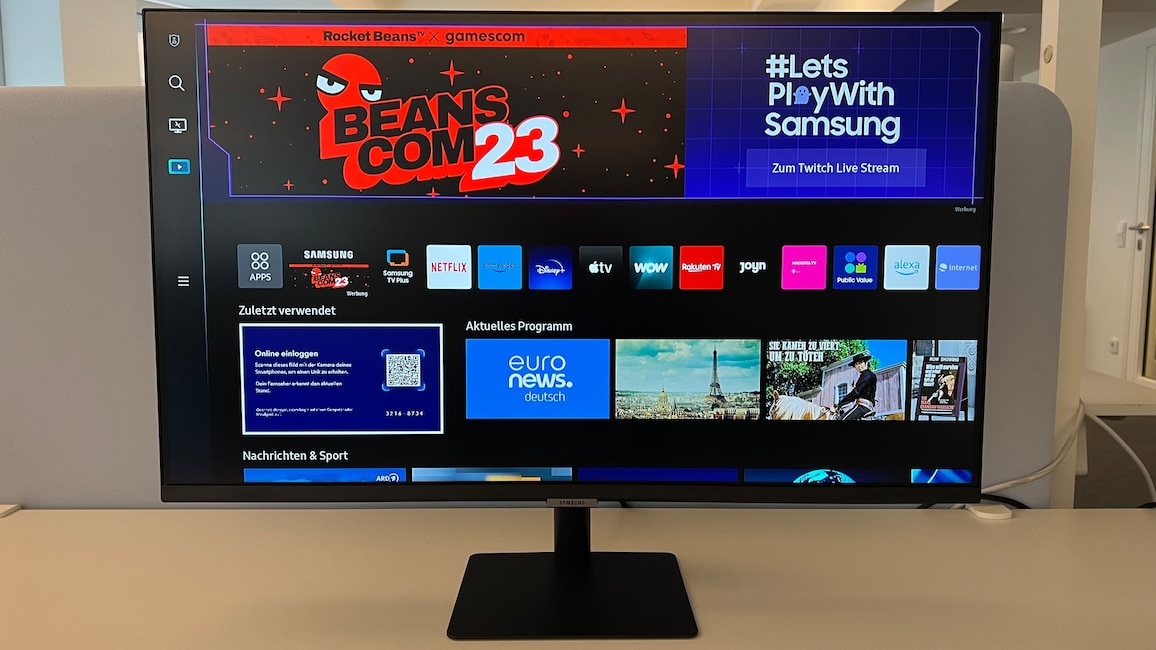 Samsung M7B im Test: Monitor und TV in einem! - COMPUTER BILD
