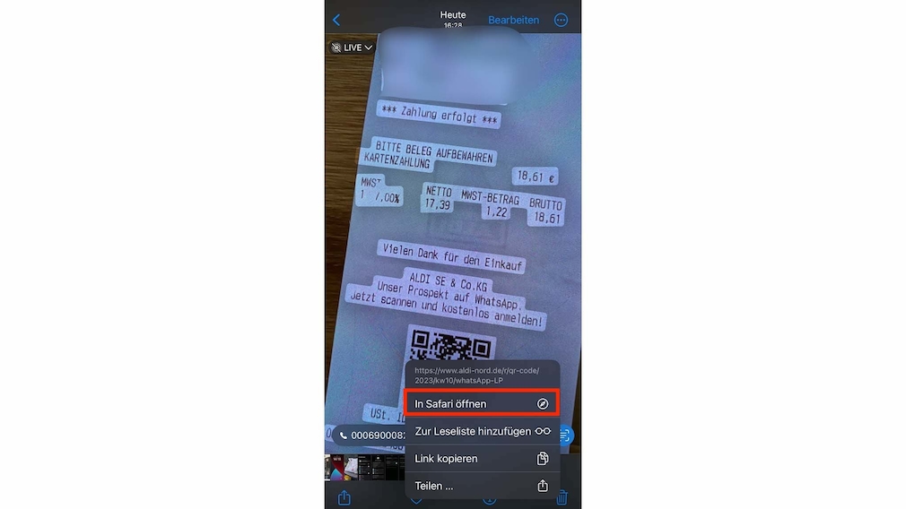 QR-Code vom eigenen Handy-Bildschirm scannen: So geht klappt es ...