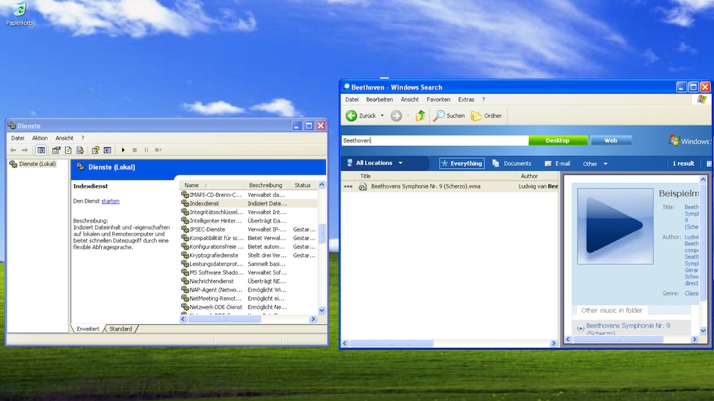 Windows-XP-Suche: Hund Fredo und weitere Maskottchen - COMPUTER BILD