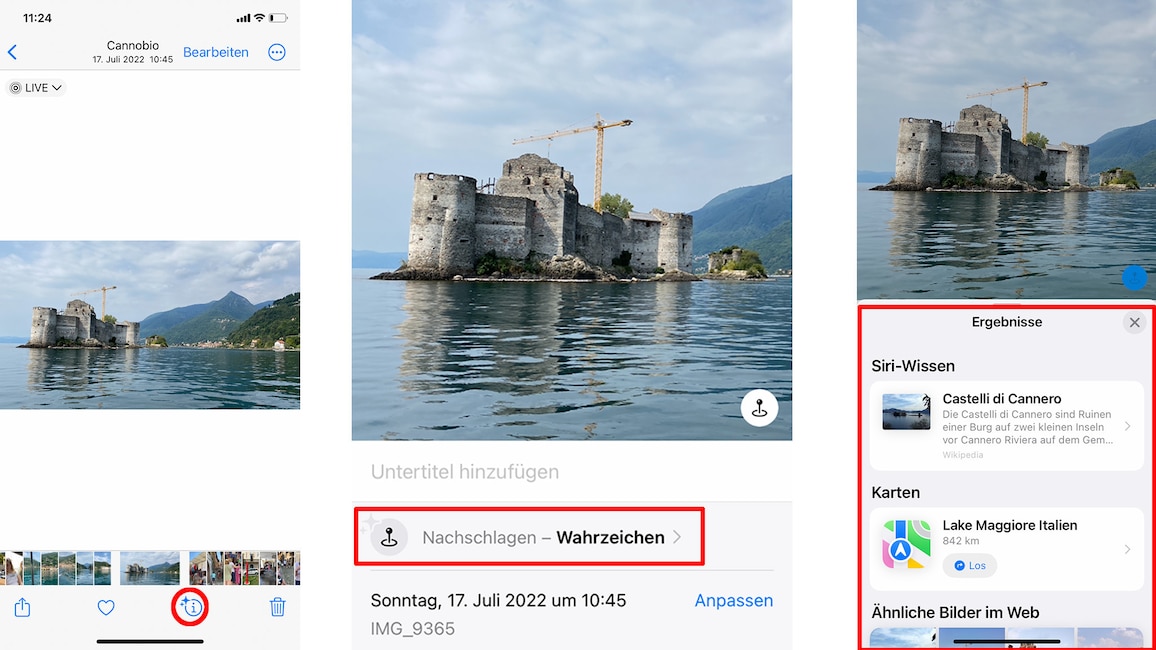 Visuelles Nachschlagen Aktivieren