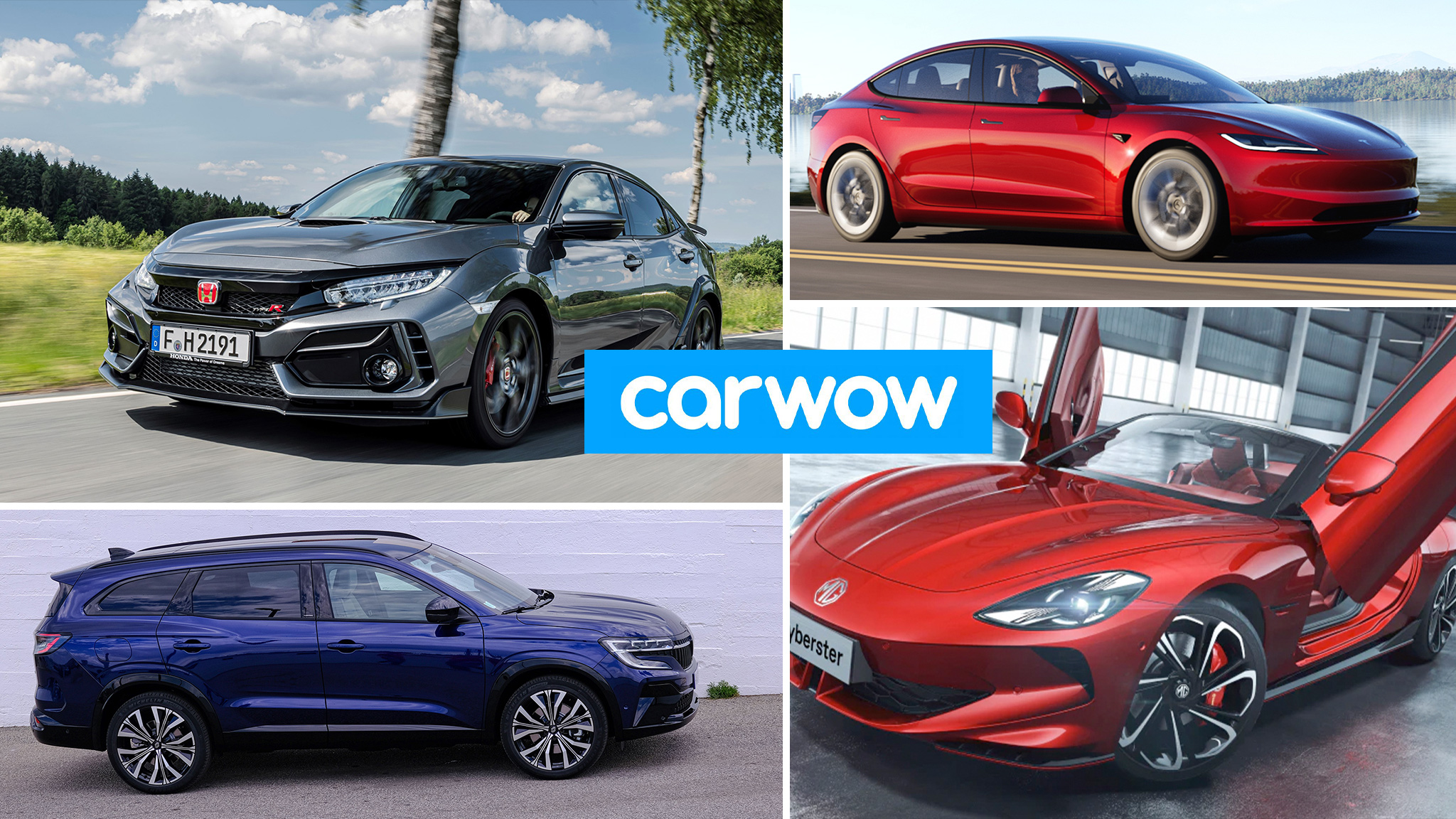 Die Top-Modelle der Carwow-Wahl "Car of the Year" im Überblick ...