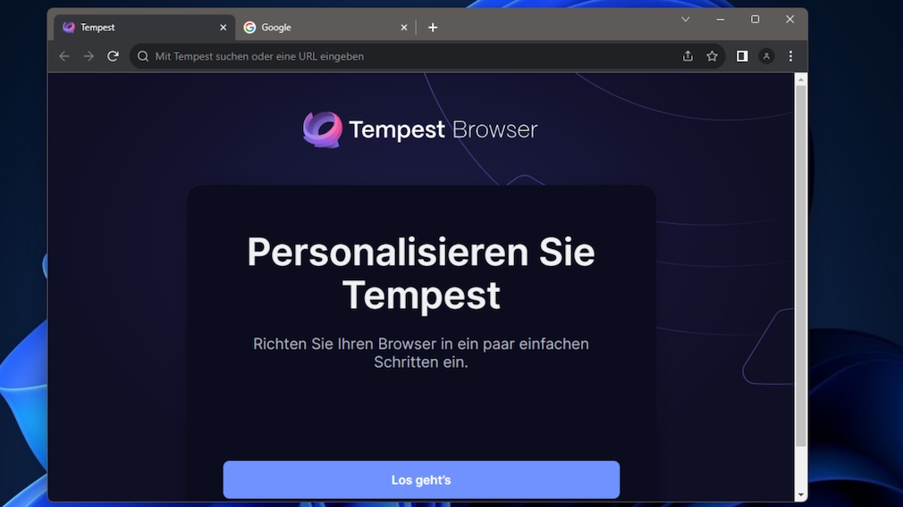 Tempest Browser: Review – Surf-Client für mehr Datenschutz - COMPUTER BILD