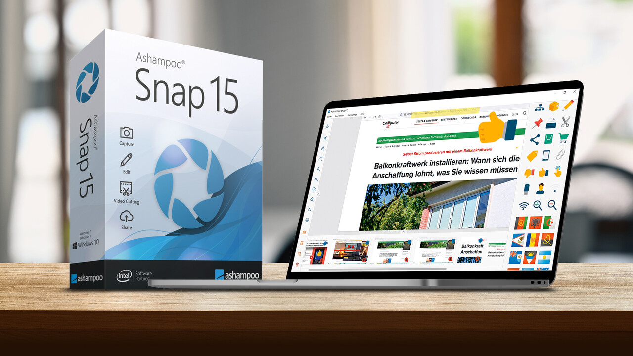 Ashampoo Snap 15: Screenshots machen wie die Profis - COMPUTER BILD
