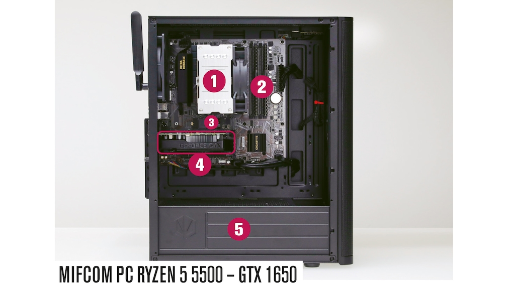 Mifcom PC Ryzen 5 5500 GTX 1650 im Test: Für Office und Gaming ...