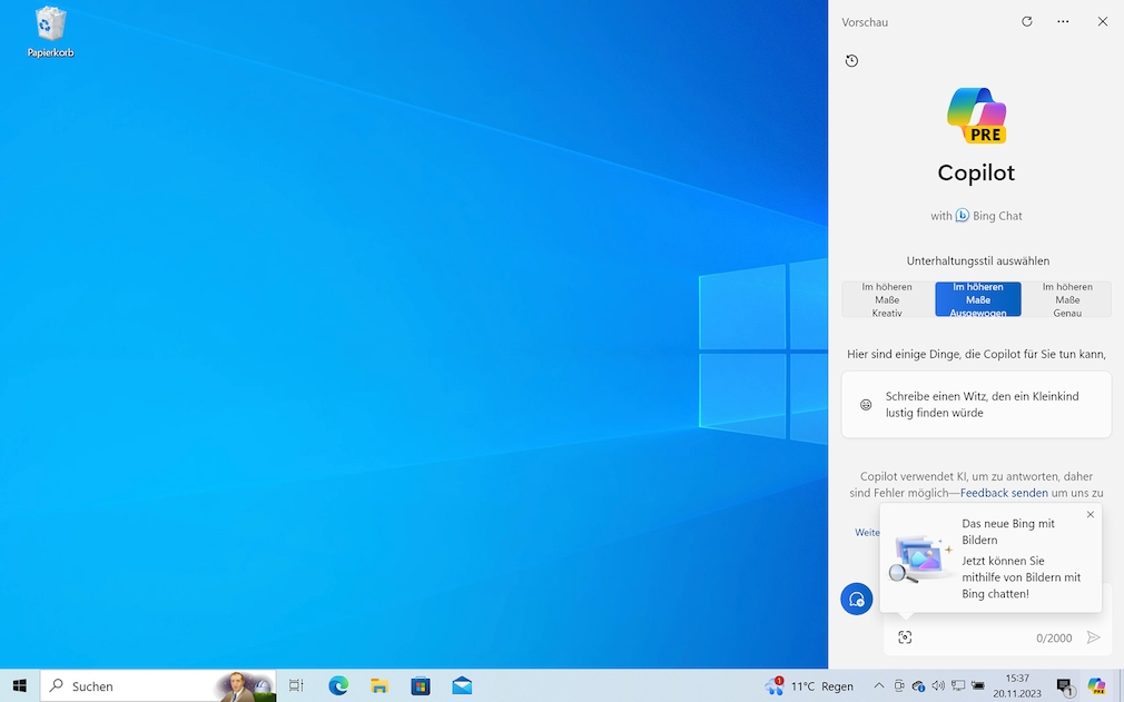 Microsoft Copilot in Windows 10 aktivieren – so geht es - COMPUTER BILD