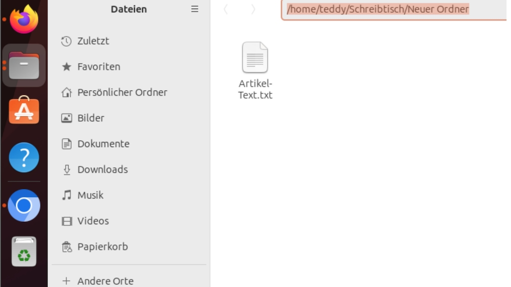 Linux Ubuntu: Dateipfad kopieren – so geht es - COMPUTER BILD