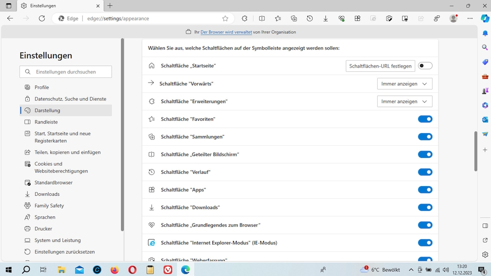 Microsoft Edge: Symbolleiste anpassen – neue Icons freischalten ...