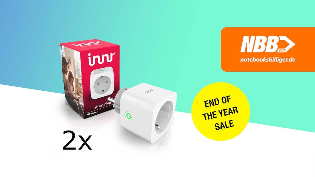 INNR Smart Plug: Smarte Steckdosen im Doppelpack für 35 Euro bei NBB ...