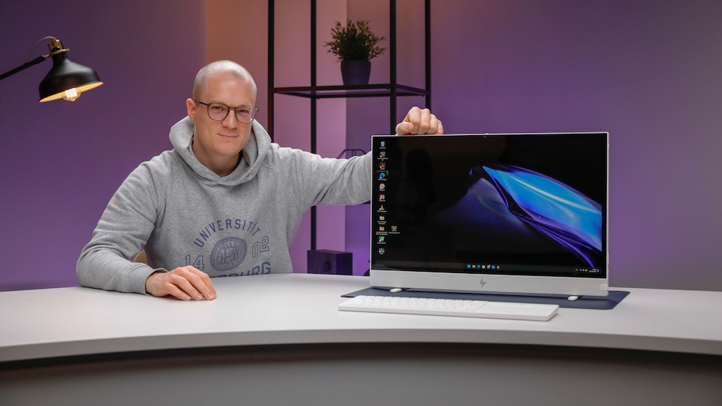 HP Envy Move 24-cs im Test: Mobiler All-in-One-PC mit 24 Zoll ...