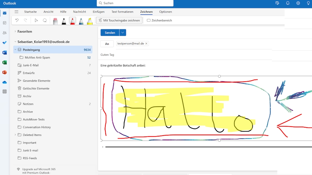 Neue Windows-Outlook-App: Grafik in E-Mail einfügen - COMPUTER BILD