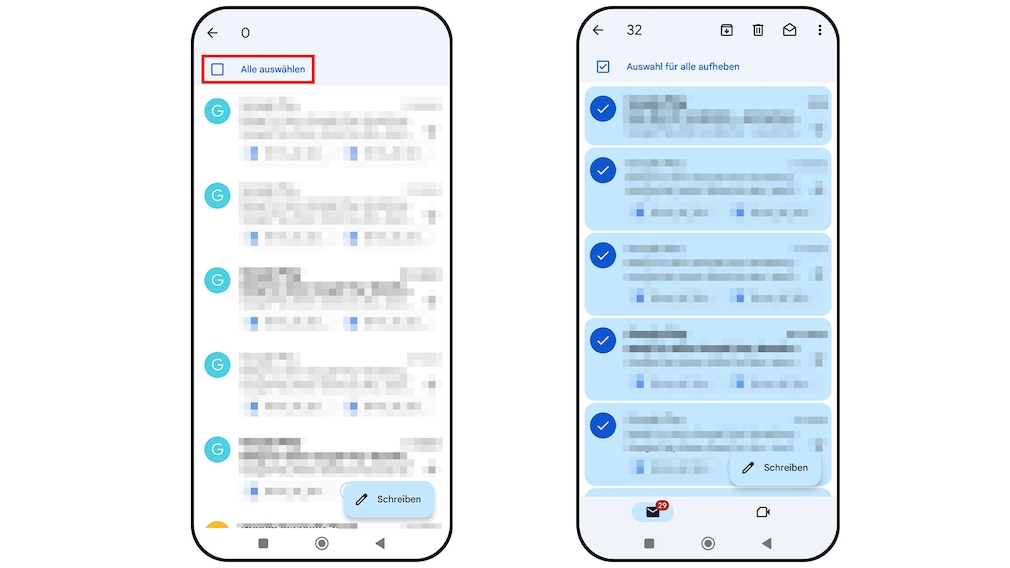 Gmail erhält praktischen Auswahl-Button unter Android und iOS ...