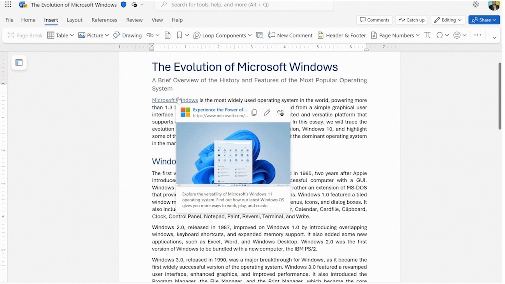 Microsoft Word: Neue Features – online mit Link-Vorschau - COMPUTER BILD