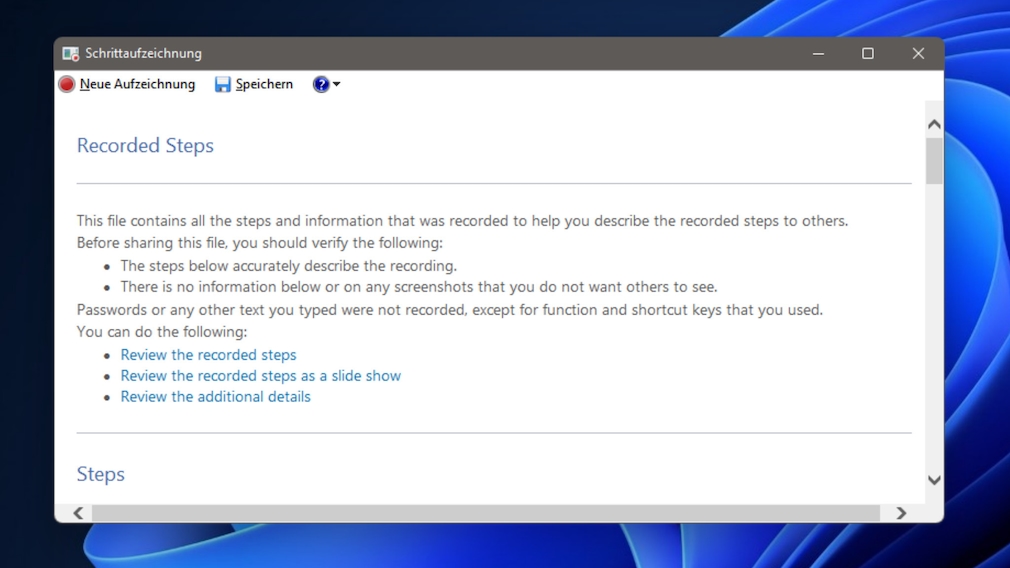 Windows-Schrittaufzeichnung wird eingestellt: psr-Alternativen ...