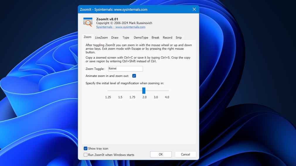 ZoomIt: Anleitung zum PC-Lupen-Programm – ZoomIt-Tutorial - COMPUTER BILD