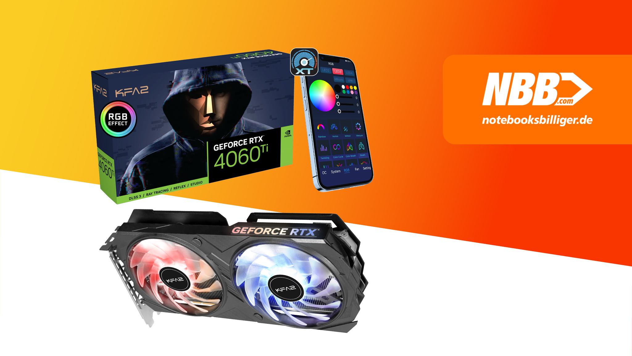 NBB.com: KFA2 GeForce RTX 4060 Ti-Grafikkarte jetzt zum Sparpreis ...