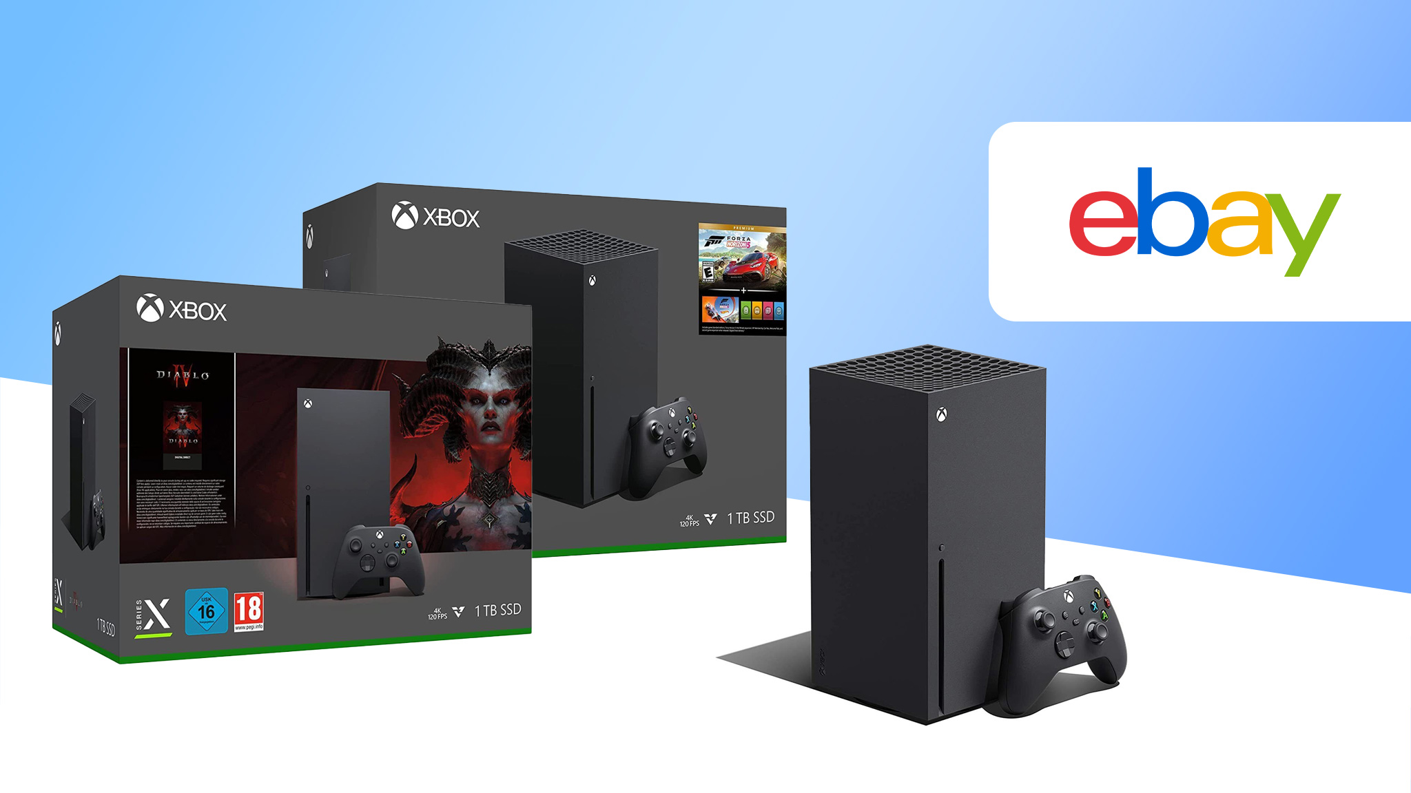 Bei Ebay im Angebot: Spielekonsole Xbox Series X ab 440 Euro ...