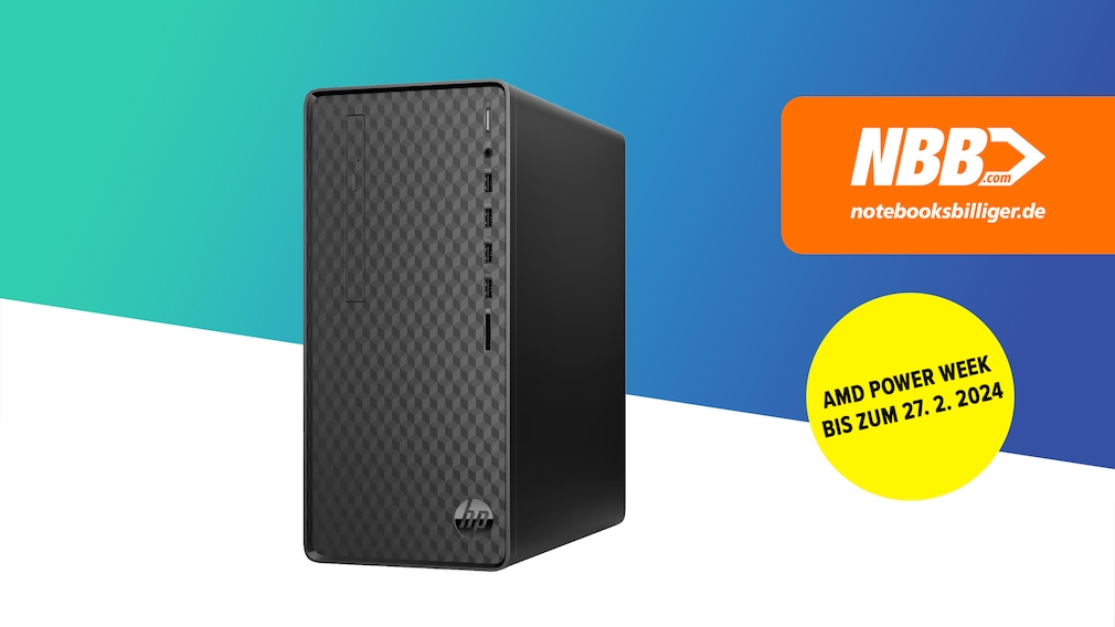HP Desktop M01-F3101ng: Mini-Tower bei NBB.com nur 359 Euro - COMPUTER BILD
