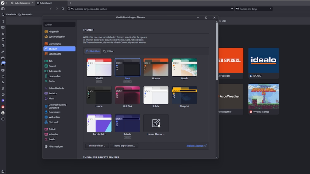 Vivaldi-Browser: Dark Mode aktivieren – und erzwingen - COMPUTER BILD
