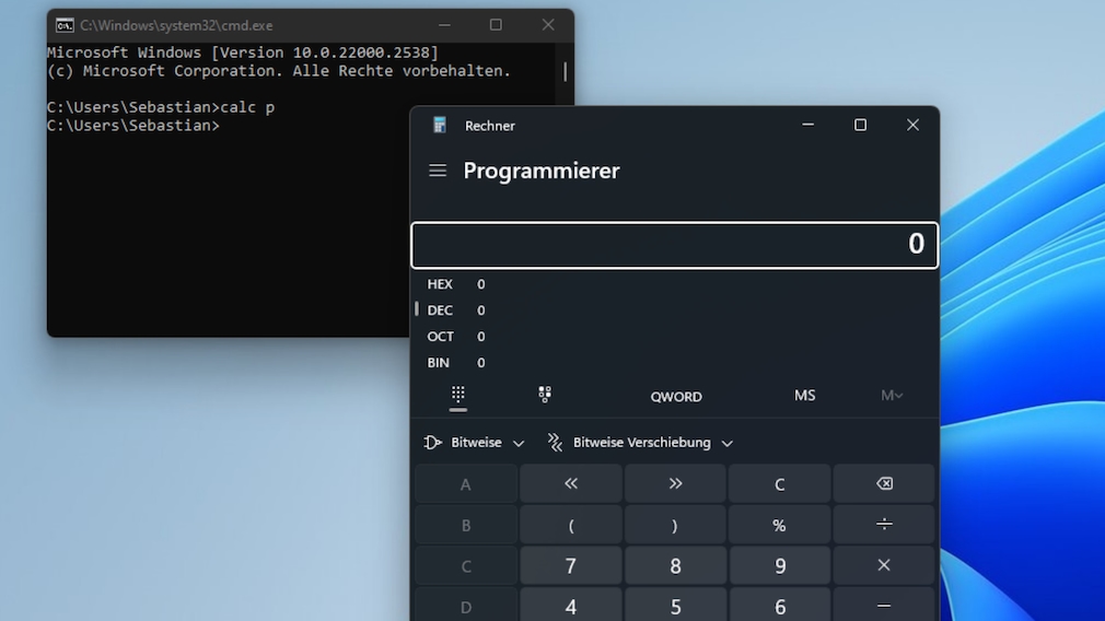 Windows-Taschenrechner starten: calc.exe-Parameter etablieren ...