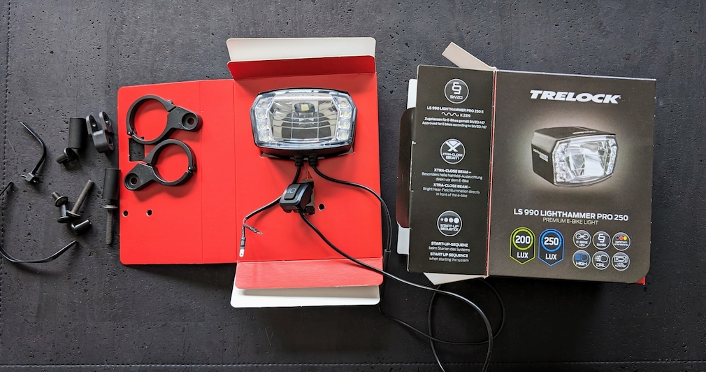 Licht-Sensation für E-Bike: Trelock LS 990 Lighthammer Pro 250 E im ...